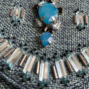 Glint | Bags | Glint Purse Prom Formal Color Trend Light Blue Teal Long ...